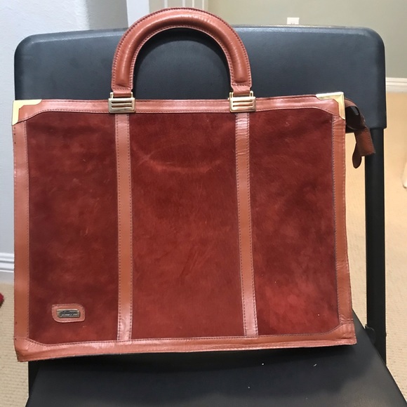 Bags | Computer Bag Leather Or Work Suitcase | Poshmark